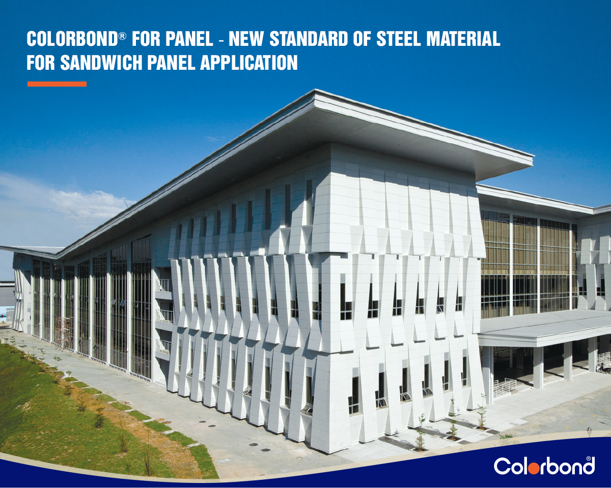 COLORBOND® FOR PANEL - NEW STANDARD OF STEEL MATERIAL FOR SANDWICH ...