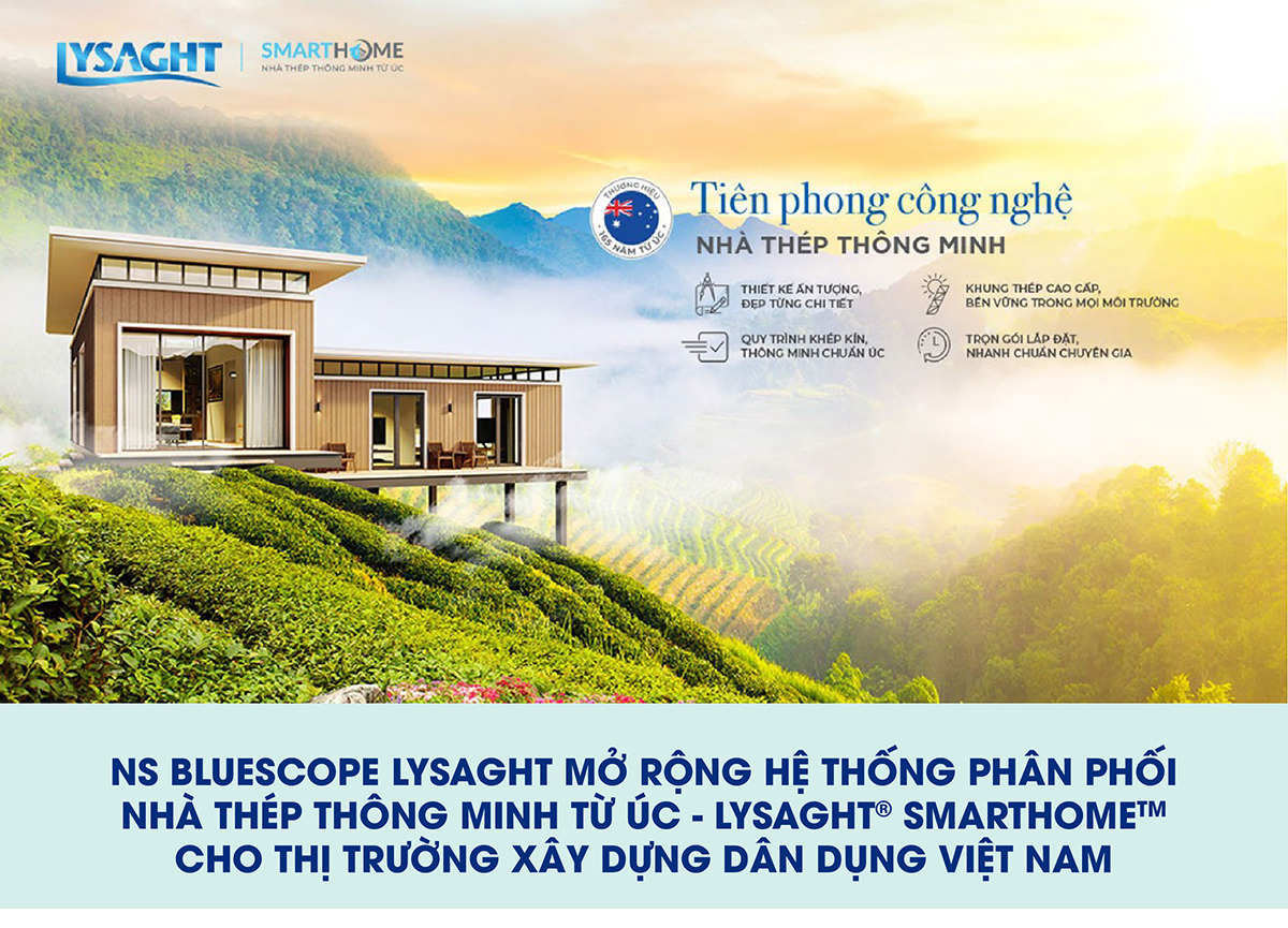 NS BLUESCOPE LYSAGHT MỞ RỘNG HỆ THỐNG PHÂN PHỐI NHÀ THÉP THÔNG MINH TỪ ...